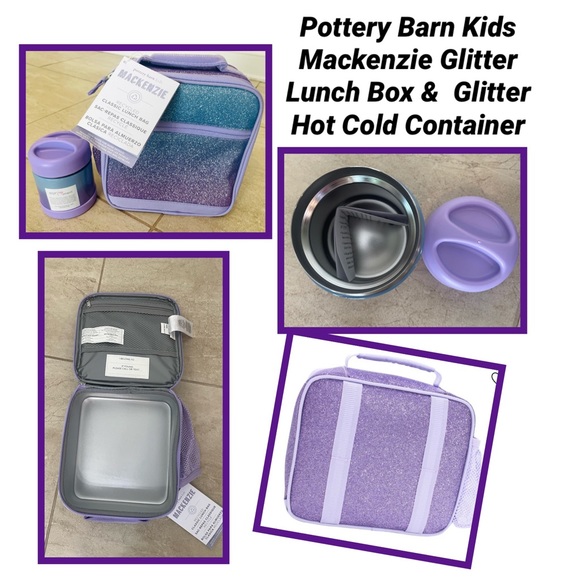 Pottery Barn Kids | Other | Pottery Barn Kids Mackenzie Glitter Lunch ...